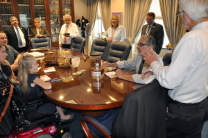 MDA Goodwill Ambassador visits NALC HQ | National Association of Letter ...