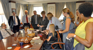 MDA Goodwill Ambassador visits NALC HQ | National Association of Letter ...